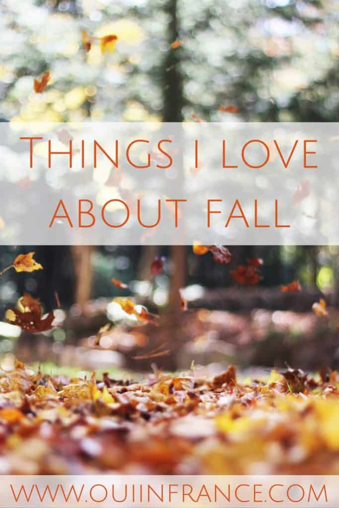What I love about fall