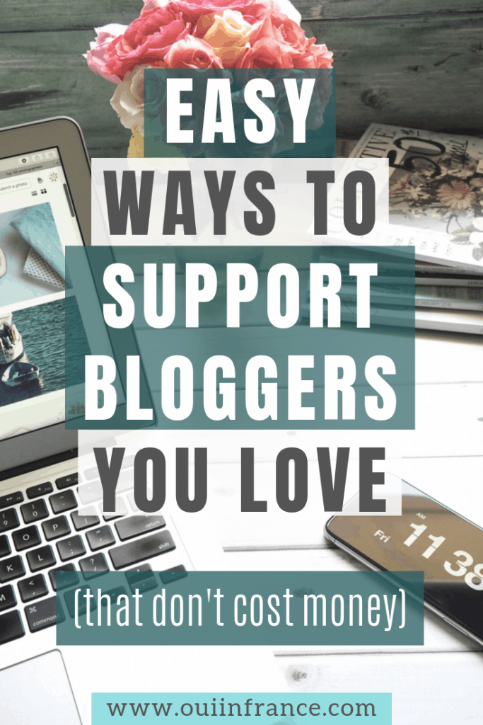 How to support bloggers you love without spending a cent